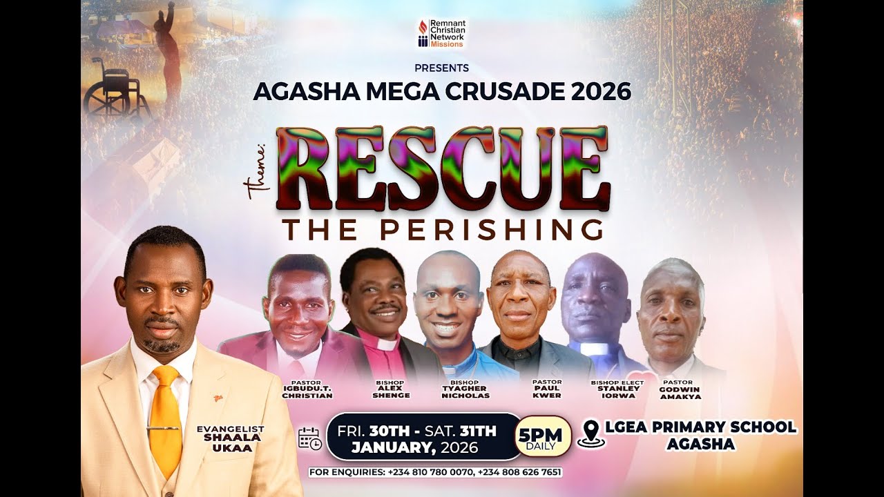 GRAND FINALE || AGASHA MEGA CRUSADE 2026 || RESCUE THE PERISHING - YouTube