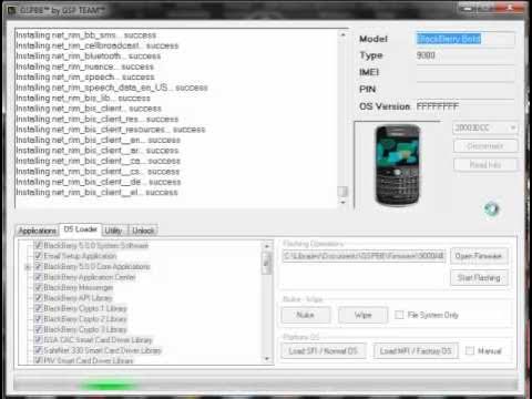 Flashing red blink Blackberry device with GSPBB - YouTube