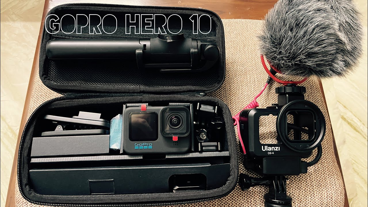 GoPro Hero 10 Black Unboxing and review with all accessories - YouTube