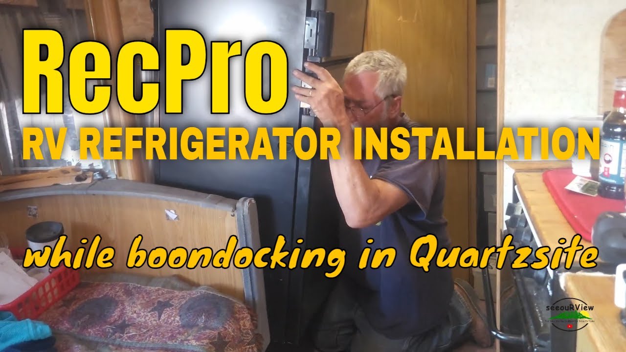 RecPro RV Refrigerator Installation in our 1993 Fleetwood Southwind in ...