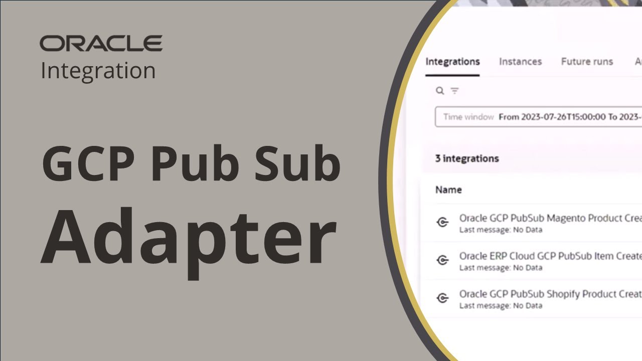 Send and Receive Google Cloud Messages with GCP Pub Sub Adapter - YouTube