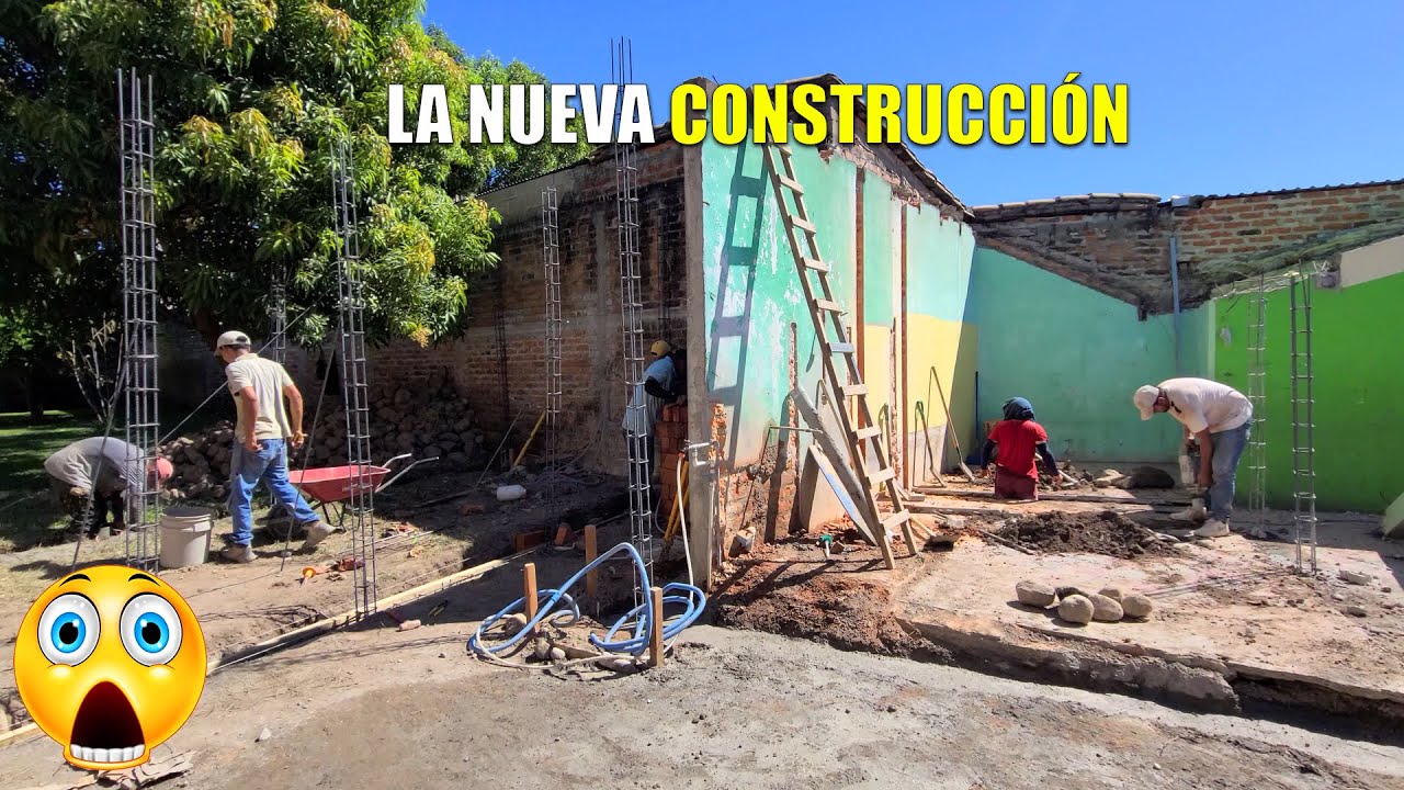La concretera se averió! Así va la nueva obra gracias a Dios😊 - YouTube