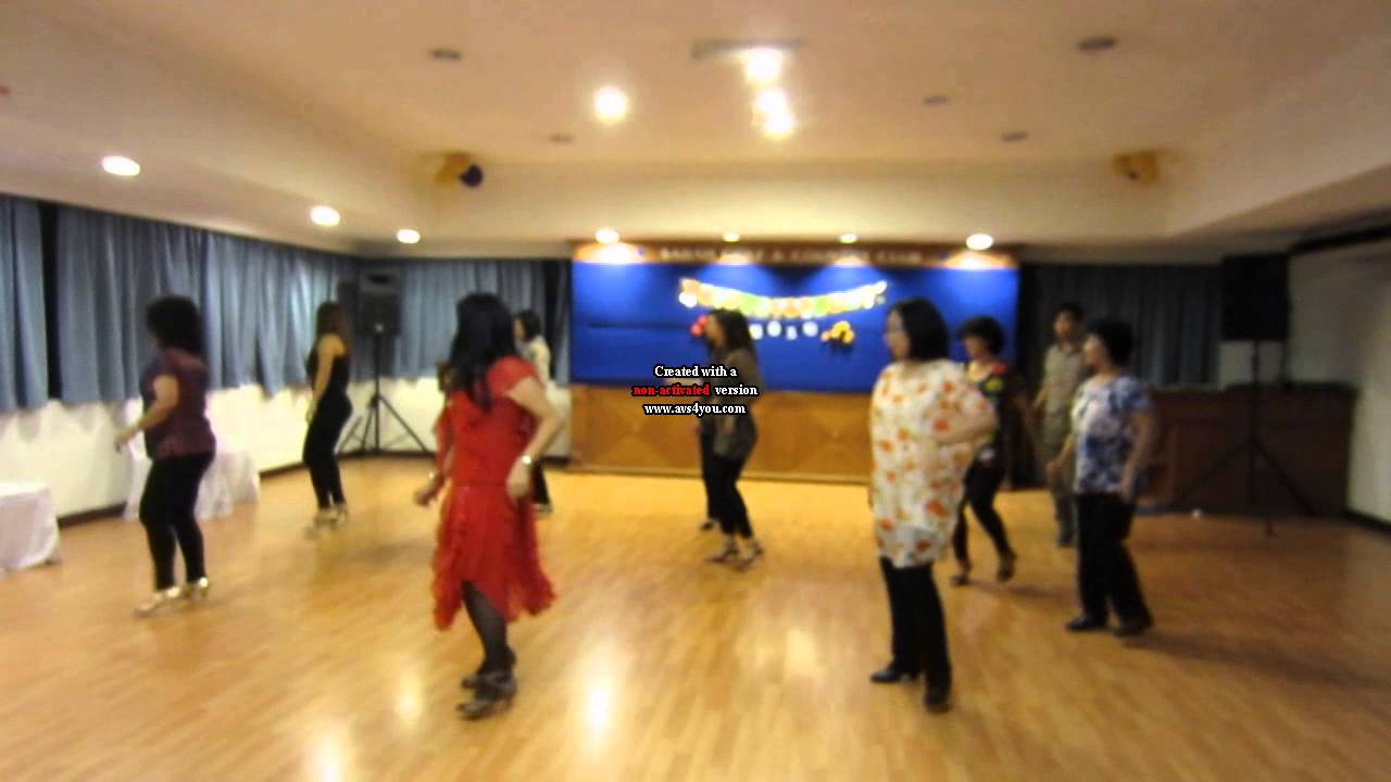 boom boom baby line dance - YouTube