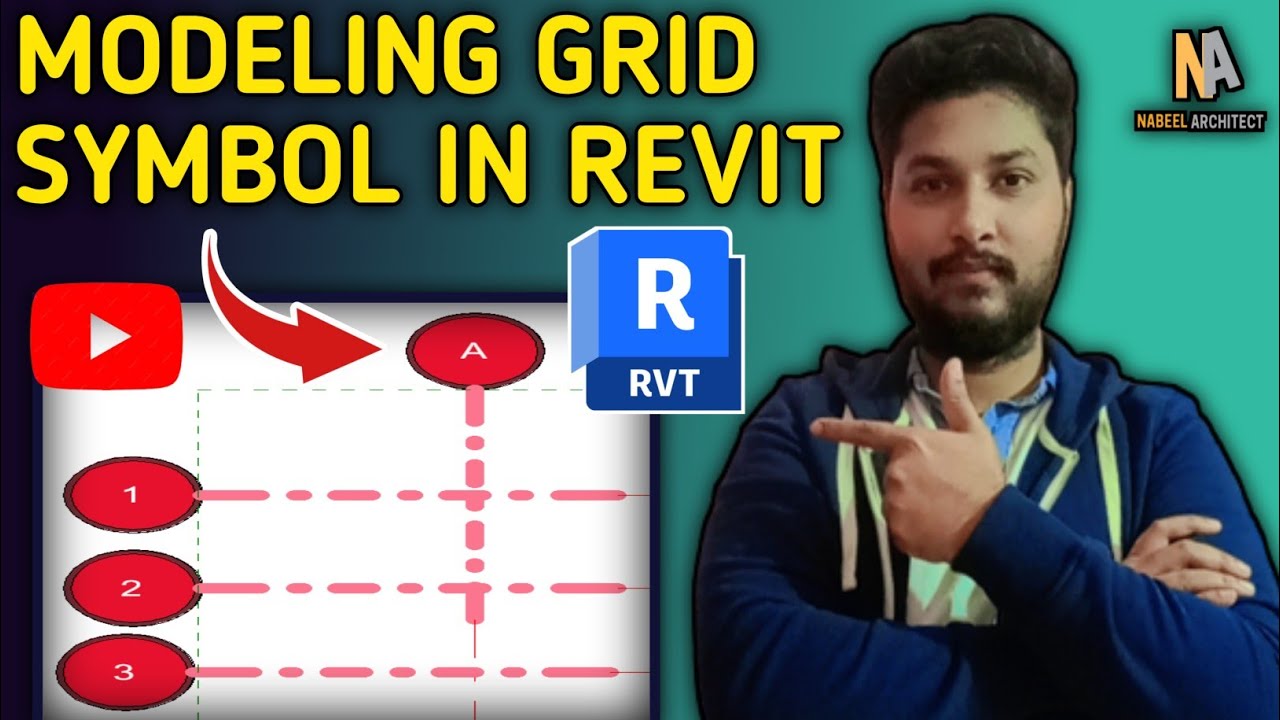 Modeling Grid Symbol in Revit | How to Create your own Grid Symbol in ...