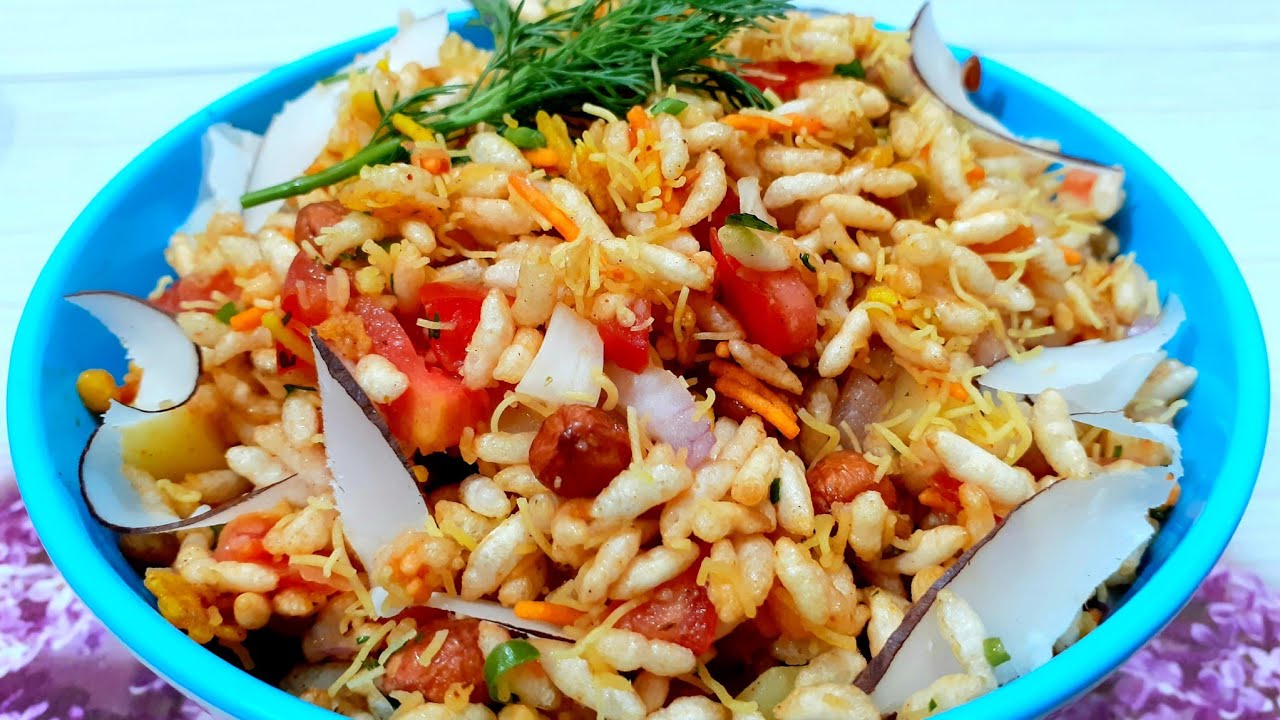 Bhel Recipe / Jhal Muri Recipe / Mumra Recipe / Thele wala Bhel/ Redi ...