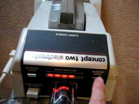 Hoover Concept Two 2 Electronic - YouTube