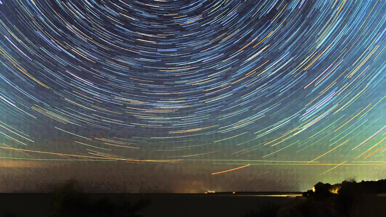 Star rotation night sky - YouTube