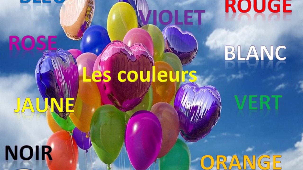 J'apprend les couleurs - YouTube