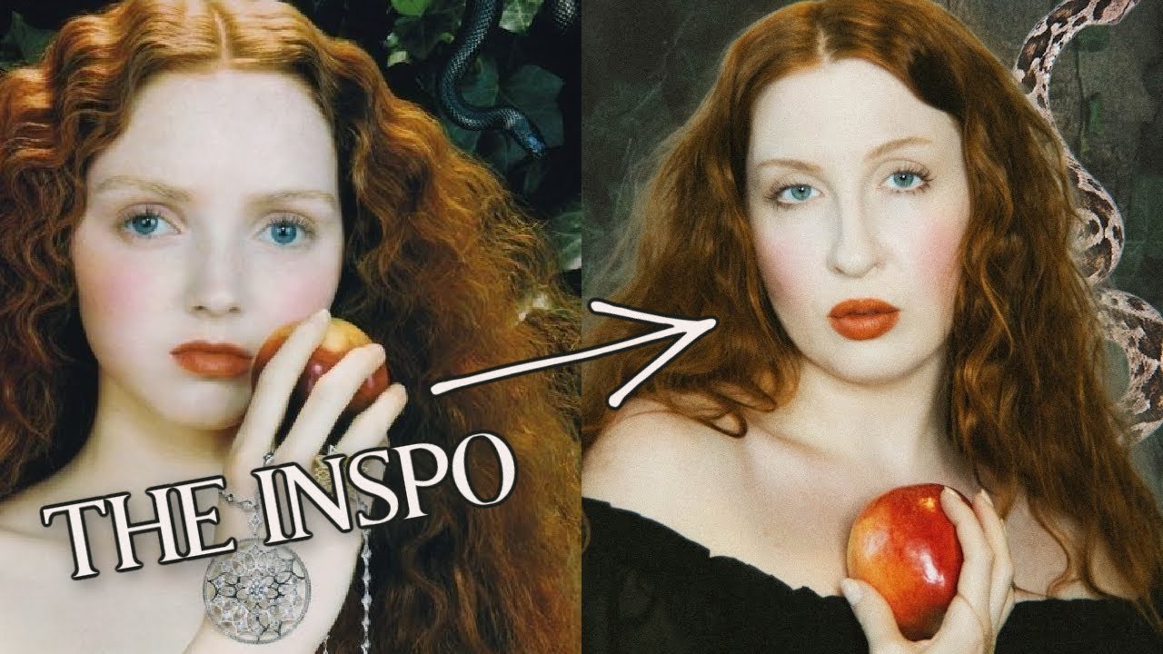Becoming a Literal Painting | Pre-Raphaelite Inspired Hair, Makeup ...