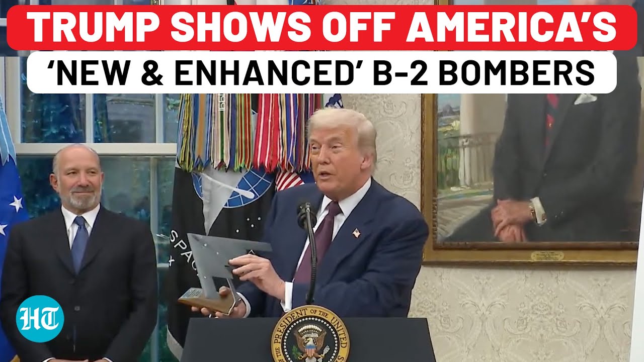 Trump Flaunts ‘New & Enhanced’ B-2 Bomber Replica; ‘Iran Would Have Had ...