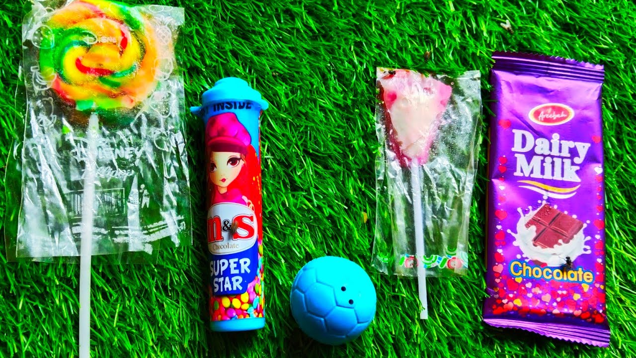 Lots of candies, surprise toys, chocolate opening video, lots of ...