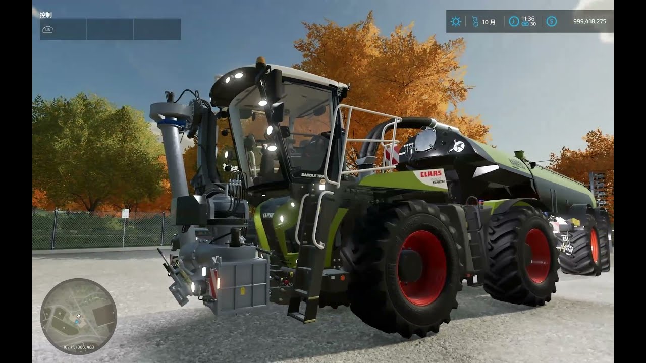 FS22 - Claas Xerion 4200 Saddle Trac & Kaweco Slurry Tankers @ Elmcreek ...