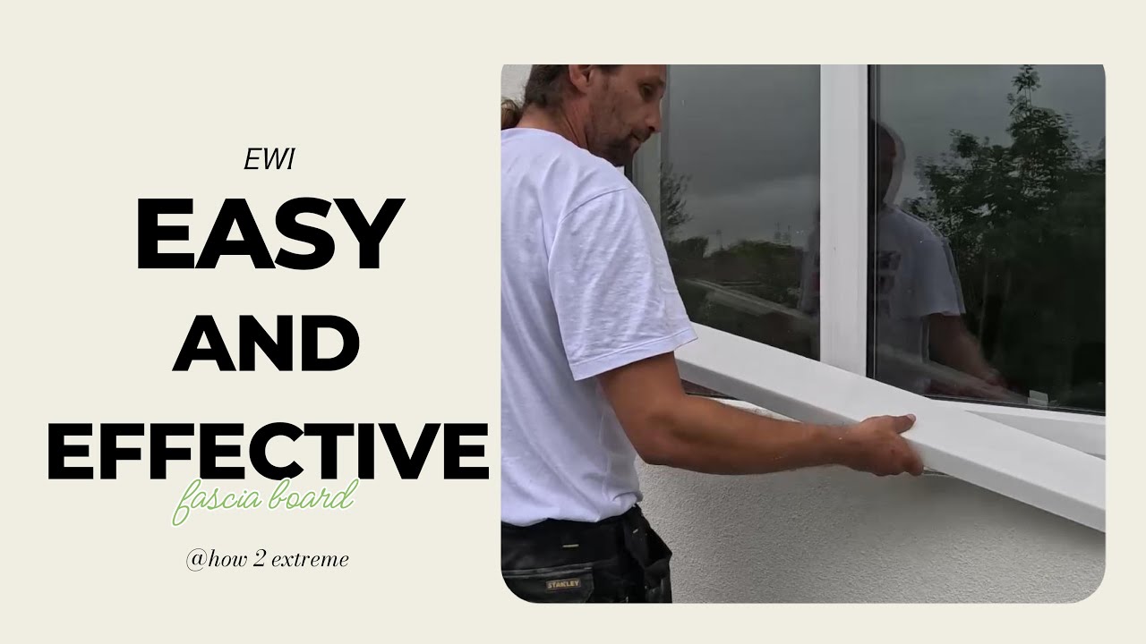 How to Extend Window Sills for External Wall Insulation - YouTube