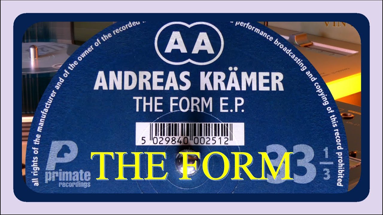 ANDREAS KRÄMER - THE FORM - YouTube