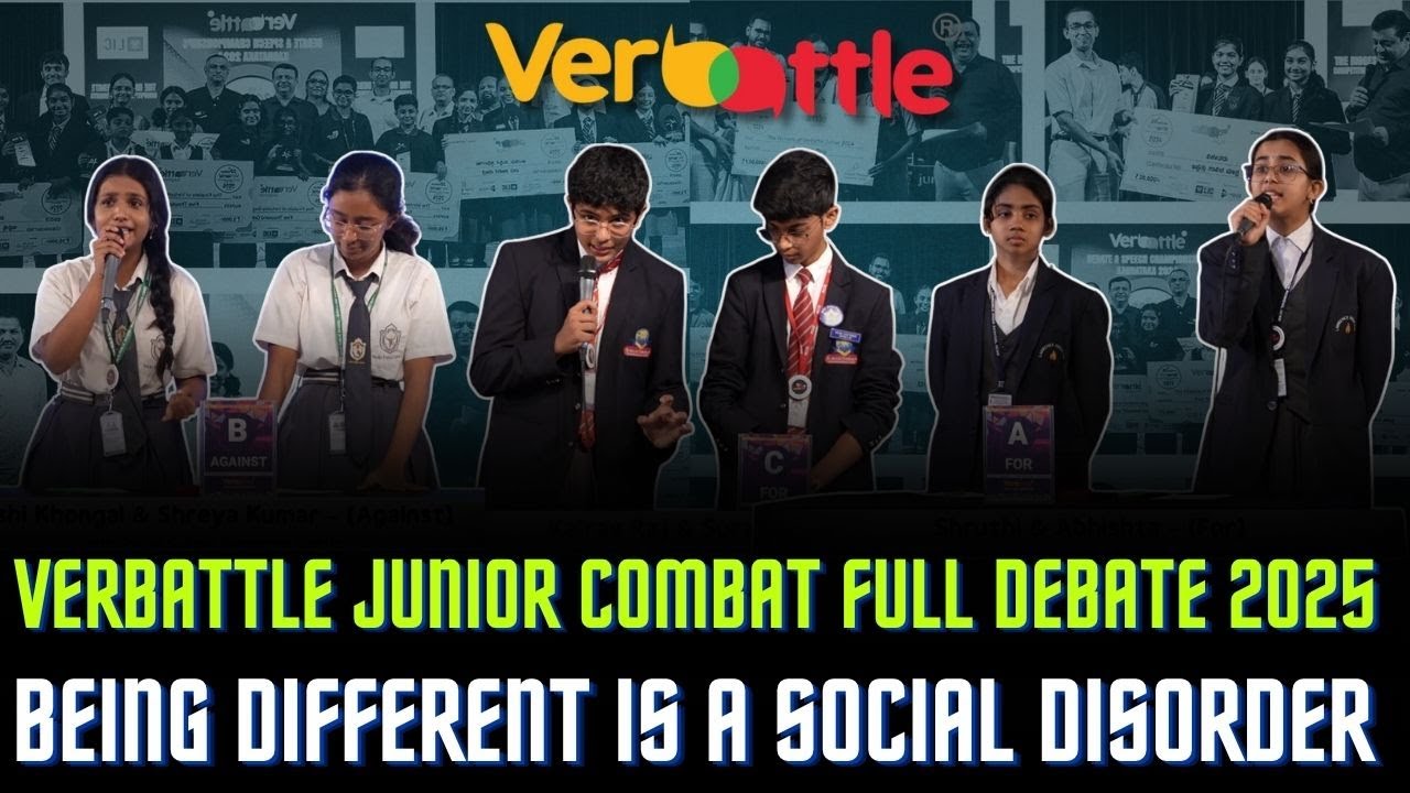 VERBATTLE JUNIOR COMBAT FULL DEBATE 2025 — BEING DIFFRENT IS A SOCIAL DISORDER - YouTube