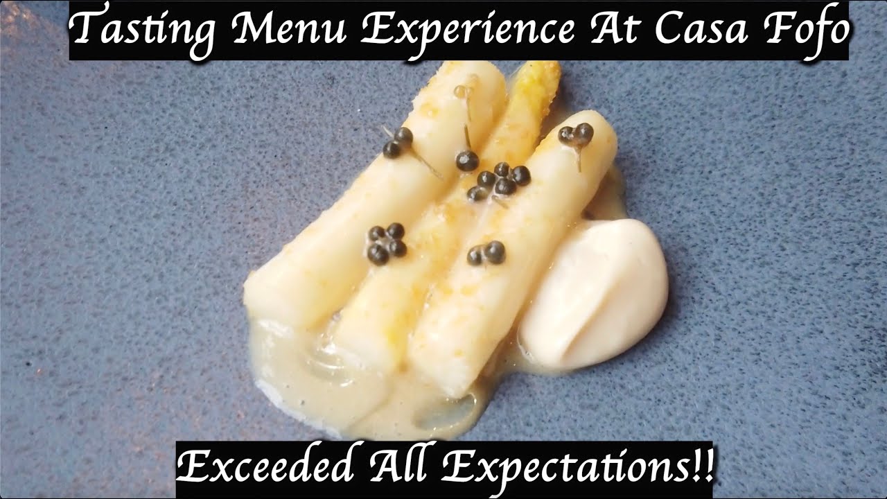 Casa Fofo Tasting Menu--10/10 Recommend!! - YouTube