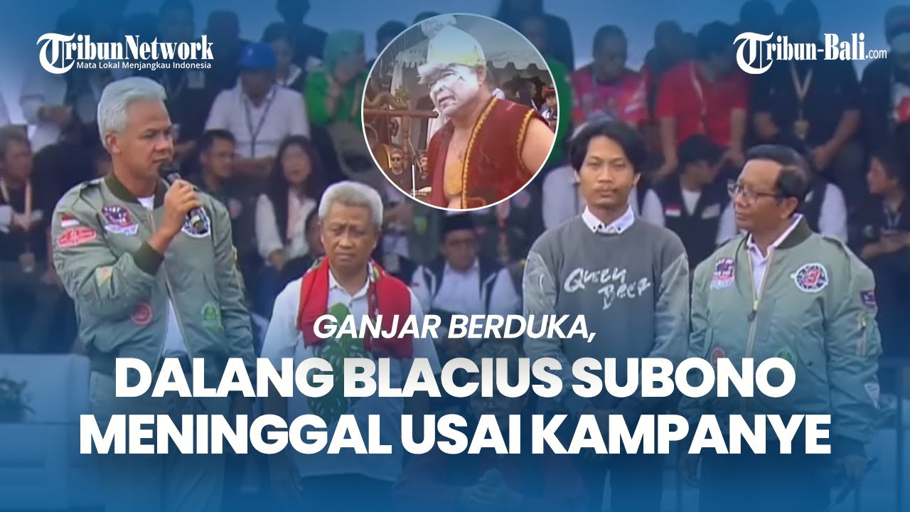 Dalang Blacius Subono Meninggal Usai Kampanye di Solo, Ganjar: Saya ...