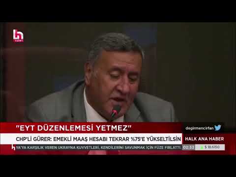 CHP MVK.ÖMER FETHI GÜRER, EYT DÜZENLEMESİ YETERLİ DEĞİL, AYLIK BAĞLAMA ORANINIDA DÜZELTİN...