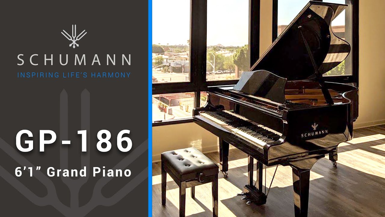 Schumann Piano - Model GP-186 6'1" Grand Piano - YouTube