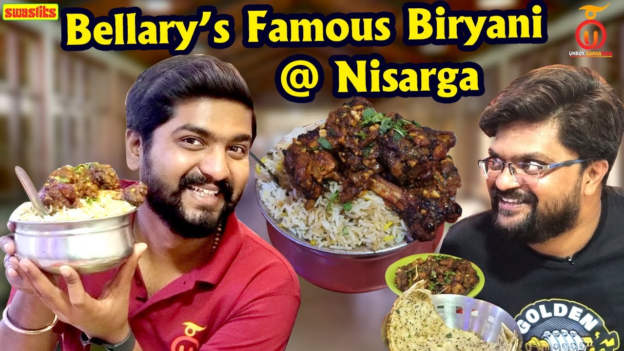 BALLARI Famous NISARGA HOTEL Andhra Style NON-VEG FOOD | Kannada Food ...