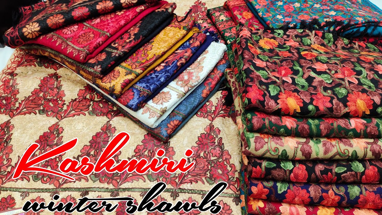 winter🔥 shawls design Kashmiri shawls new collection || kaani/party ...
