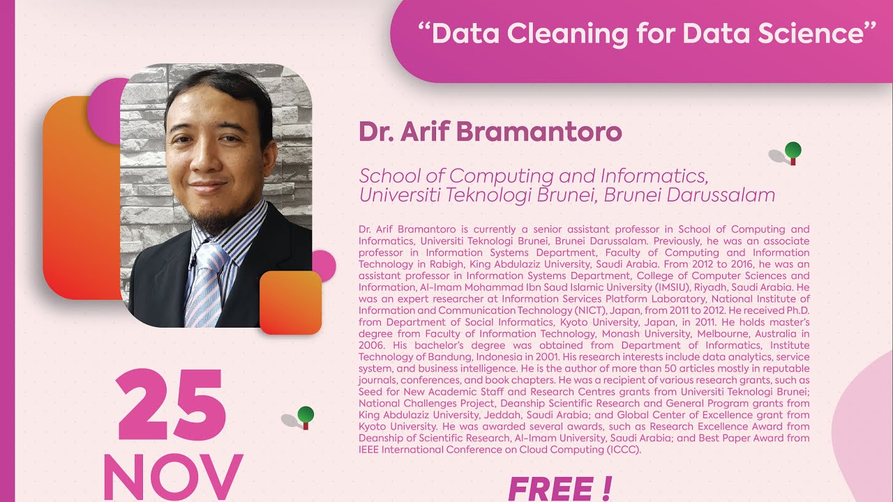 "Data Cleaning for Data Science" - Guest Lecture 2022 - YouTube