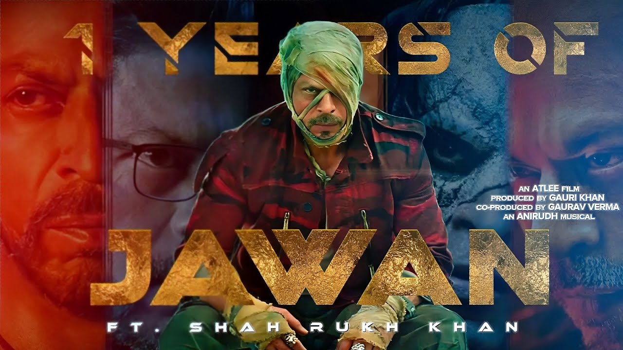1 Year of JAWAN || Shah Rukh Khan || Atlee Kumar || Jawan Edit || AR ...