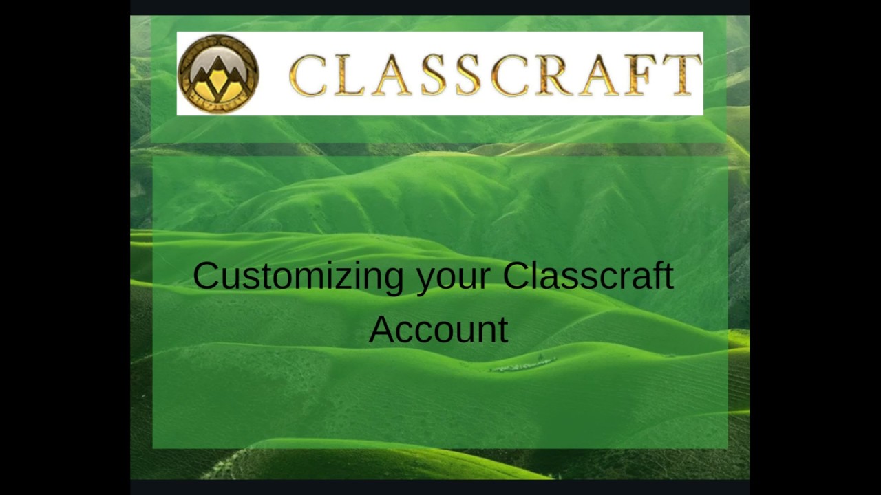 Classcraft Tutorial - Customizing your Classcraft Account 5/11 - YouTube