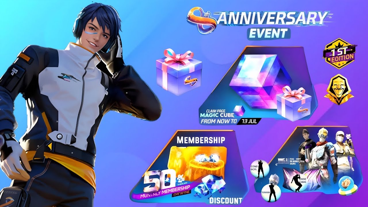 FF Indonesia Server 8th Anniversary & Event - YouTube