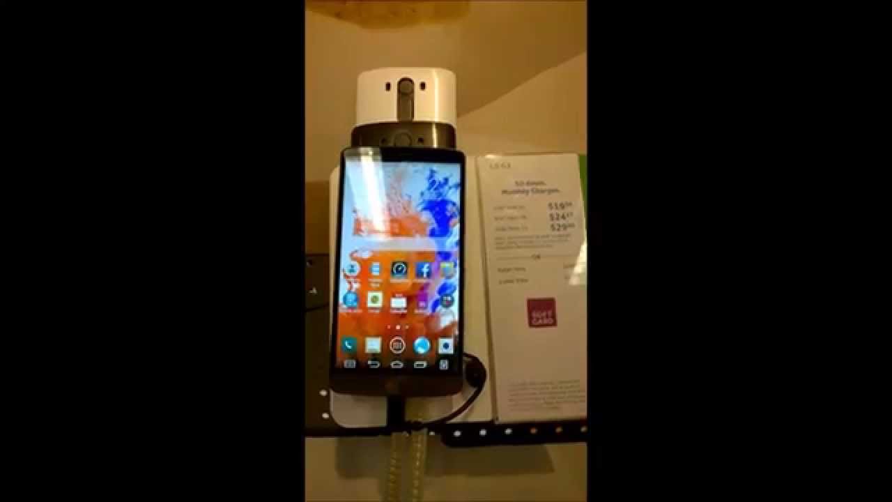 LG G3 Screen Glitching At An AT&T Store - YouTube