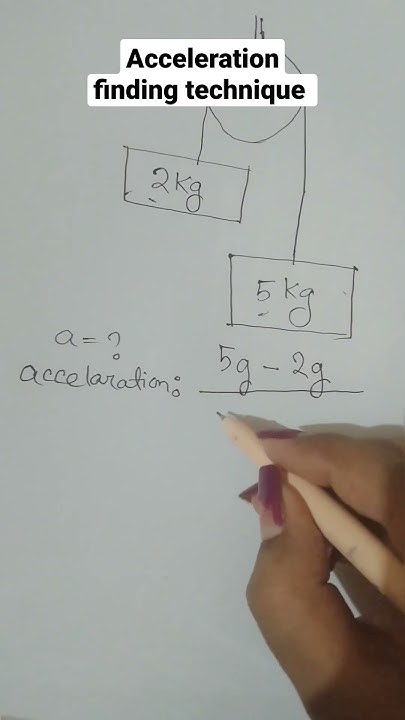 How to calculate acceleration easily in physics. #youtubeshorts #reels - YouTube