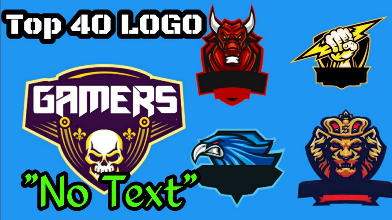 Top 40 logo GAMING "NO TEXT" Part 1 - YouTube