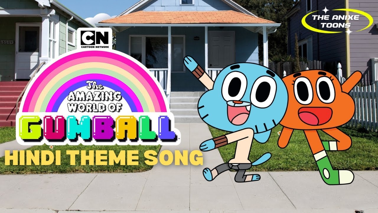 The Amazing World Of Gumball Hindi Theme Song | CN India - YouTube