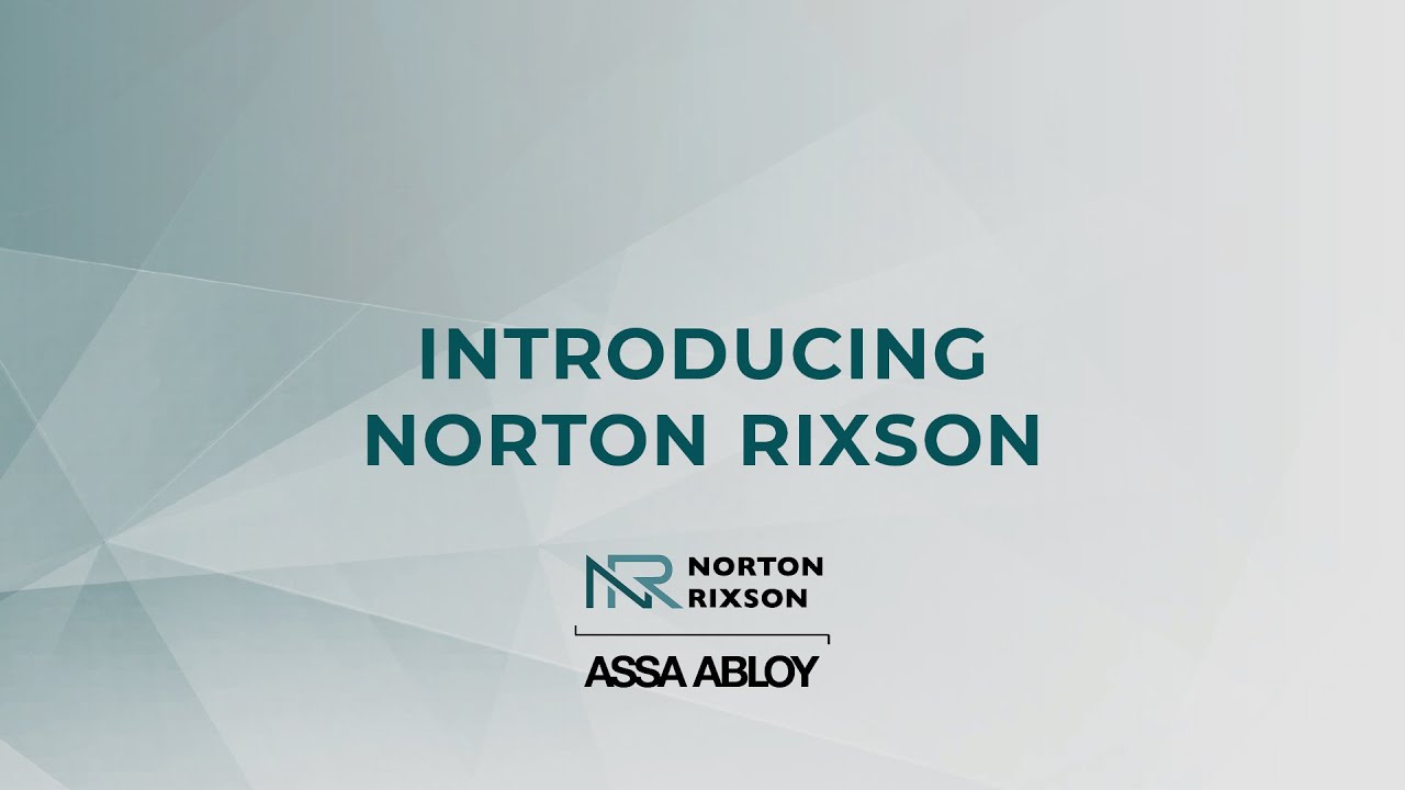 Introducing Norton Rixson, Your Choice In Door Control - YouTube