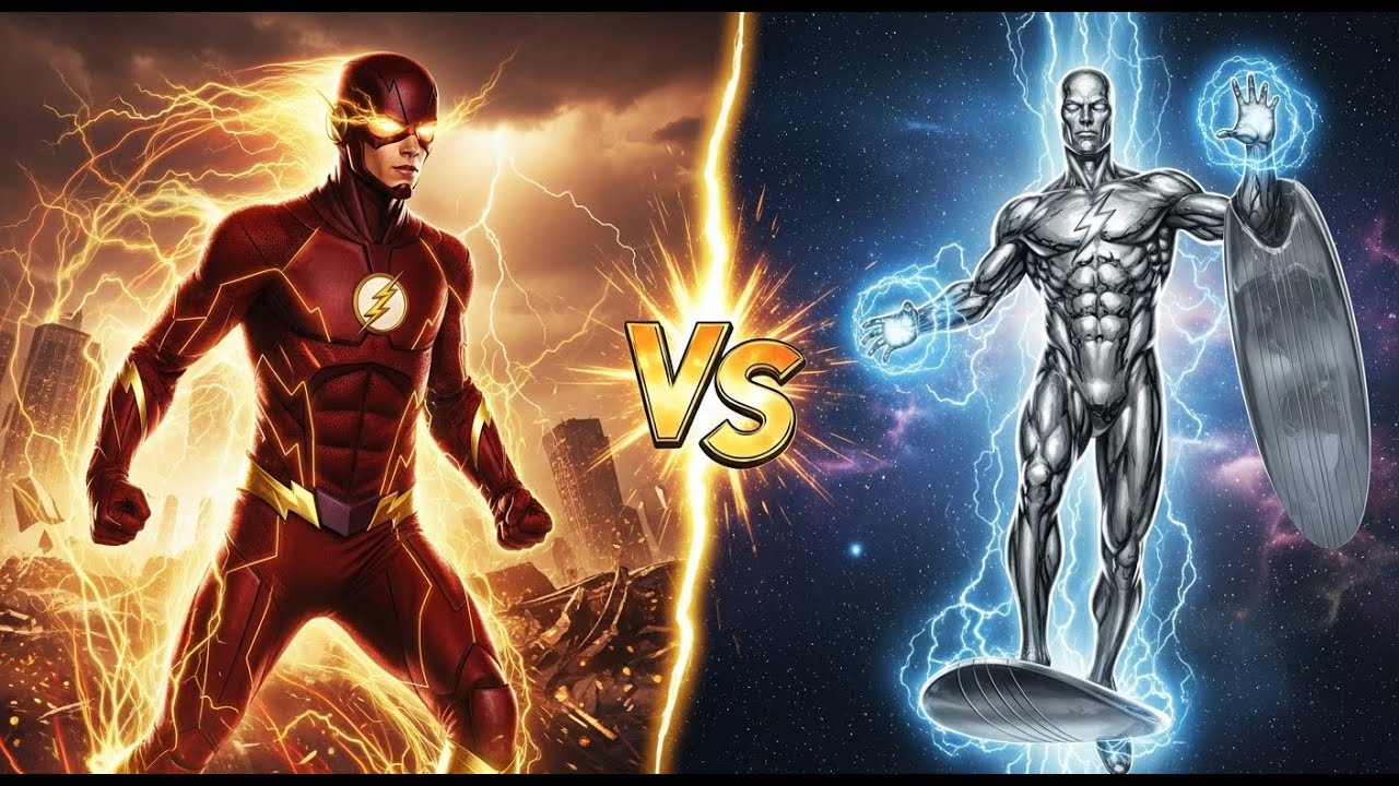 Legendary Fights: SILVER SURFER VS THE FLASH - YouTube