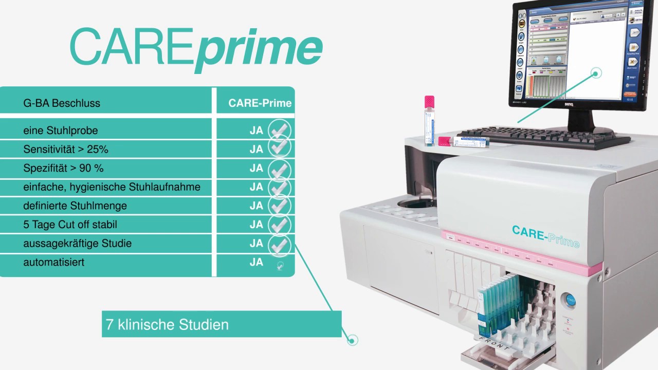 CAREprime iFOBT Analyzer - YouTube