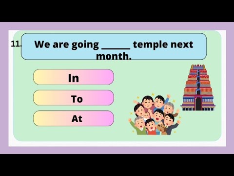Top 20 preposition question and answers | Quiz in English | preposition ...