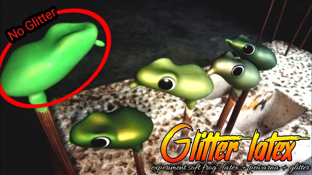Cara membuat effect glitter soft frog - YouTube