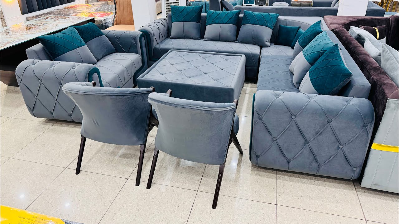 Double shade 12 seater sofa just 50000 - YouTube