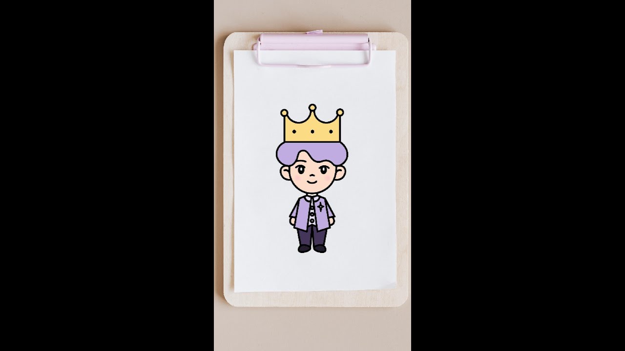 how to draw a prince - YouTube