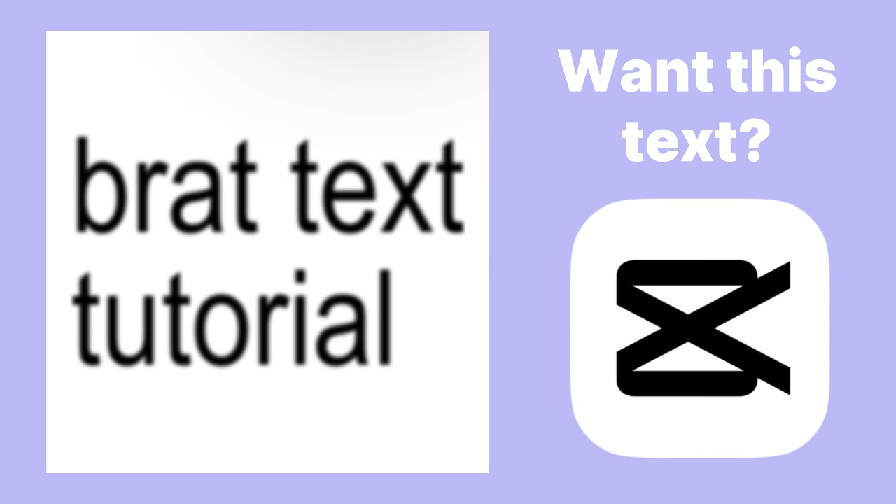 How to Edit Brat Text on CapCut | Tutorial - YouTube