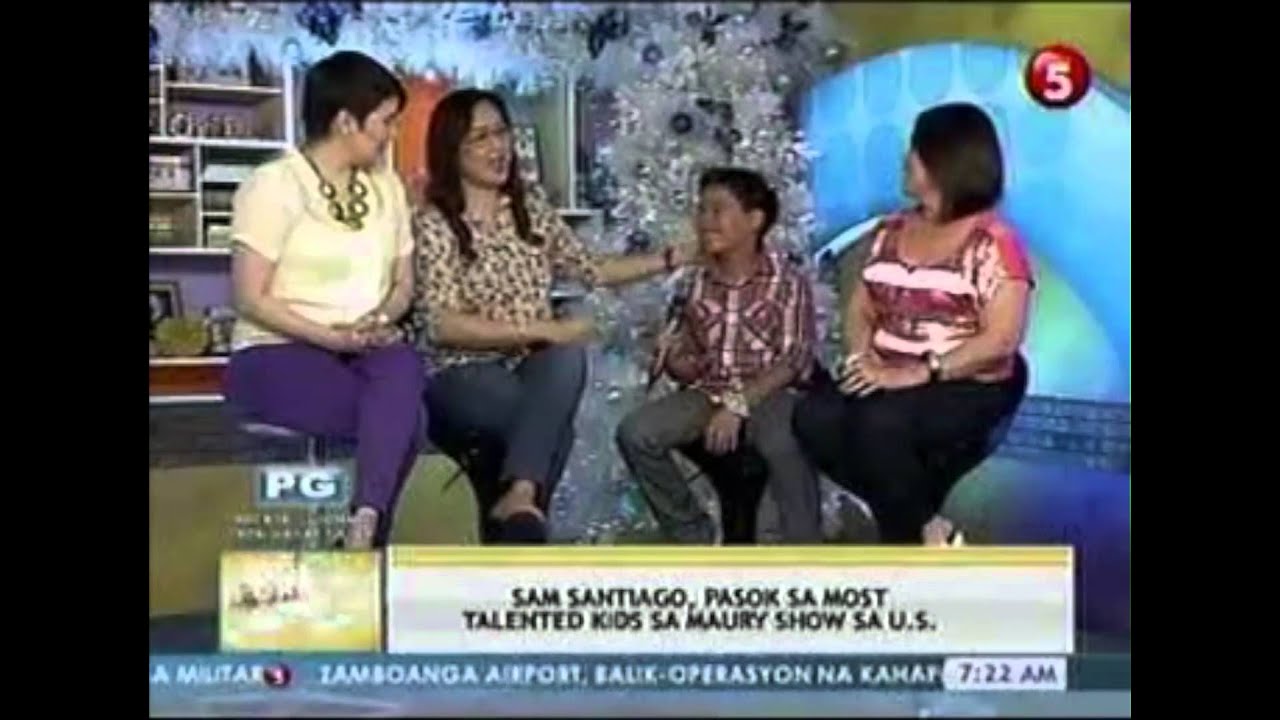 Sam Santiago TV Appearance at Good Morning Club - TV5 Philippines - YouTube