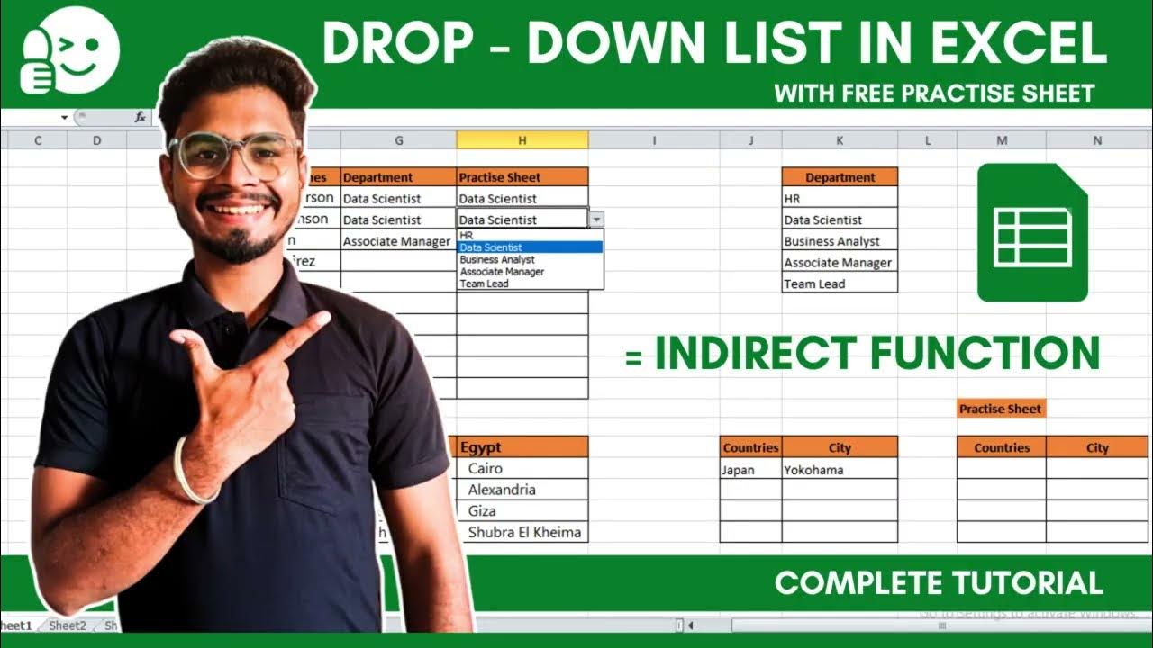 Mastering Dropdown Lists in Excel | Step by Step Guide | Dependent drop ...