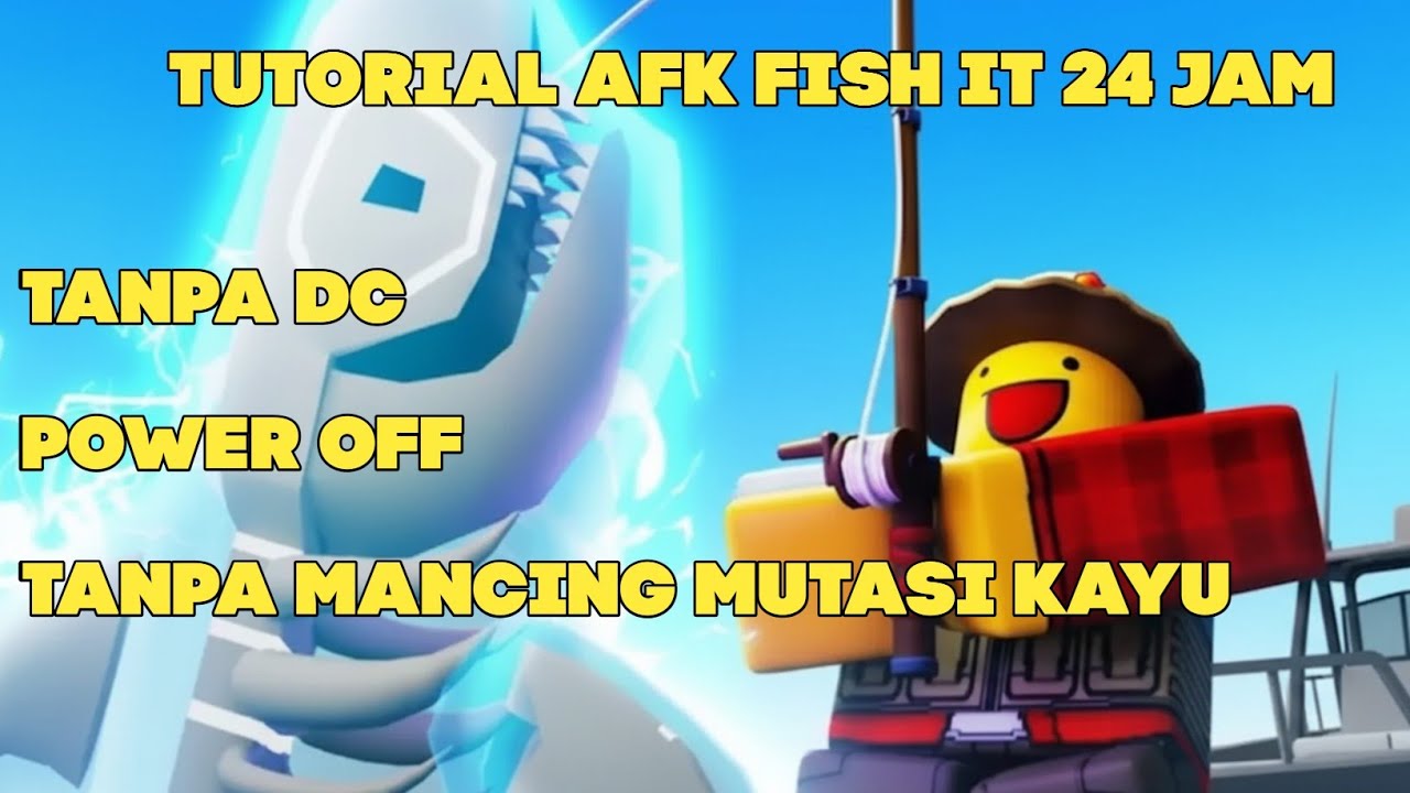 TUTORIAL AFK 24 JAM FISH IT ROBLOX MENGGUNAKAN REDFINGER #roblox # ...