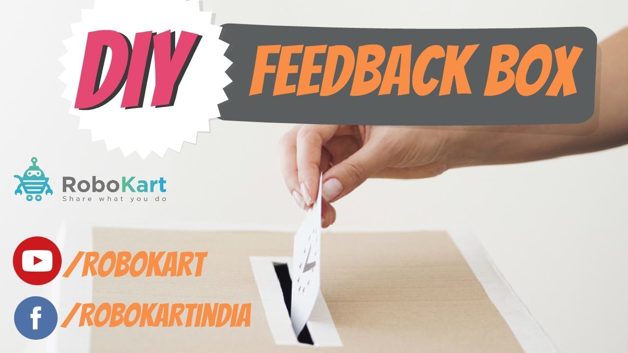 HOW TO MAKE DIY FEEDBACK BOX USING ARDUINO - YouTube