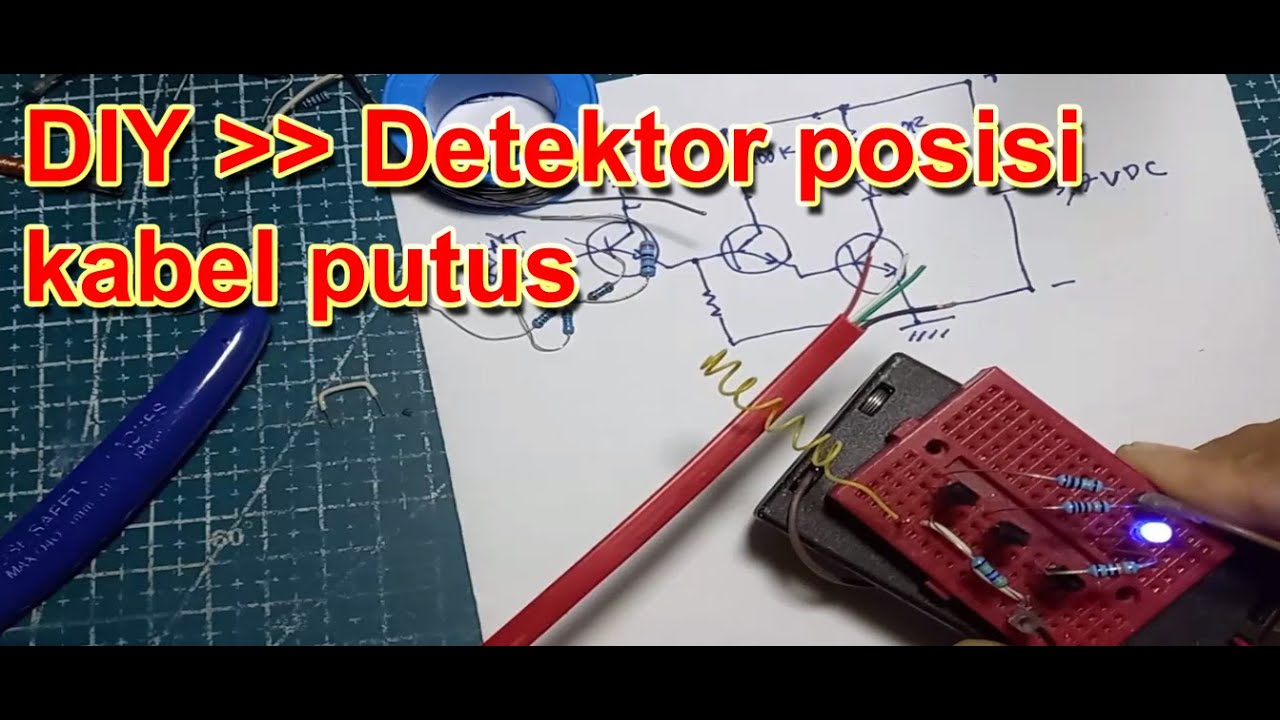 DIY : Detektor posisi kabel putus - YouTube