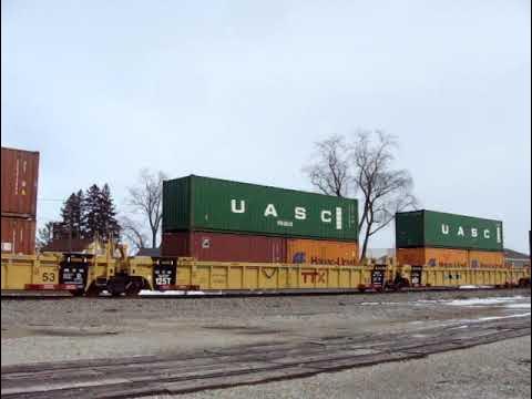 CP-149 thru Pewaukee, WI on 2-16-24 1x1x0 w/CP-8057 - KCSdM-4738 - YouTube