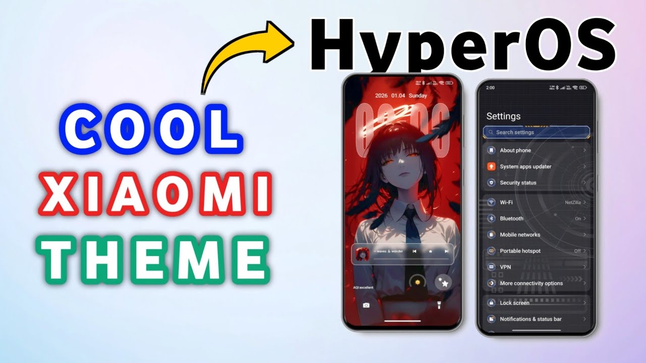 😍😎 Try this Cool Xiaomi Theme | Xiaomi theme | HyperOS Theme - YouTube