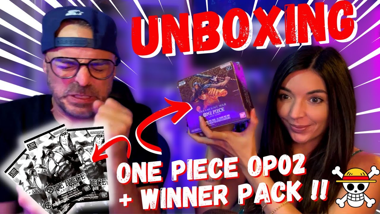 OP02 de FOLIE pour nous !! 🔥On a trop de chance !😮 + WINNER PACK Vol.2 ...
