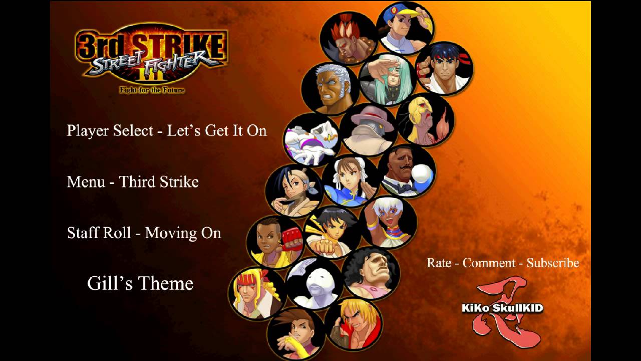 Street Fighter III: 3rd Strike - All character Themes (720p HD) - YouTube